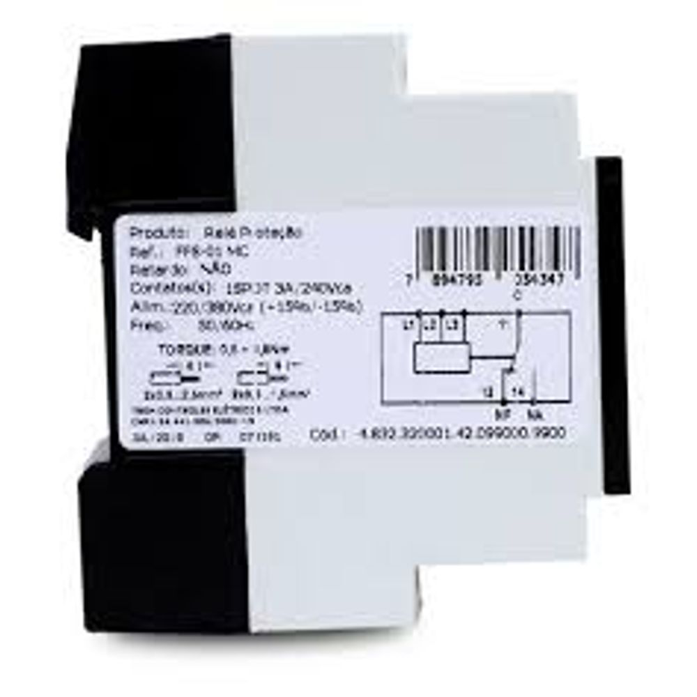 RELE SIEMENS SEQUENCIA DE FASE 3UG06 11-0AN00/3UG07 11-0AN00 220V F.L.