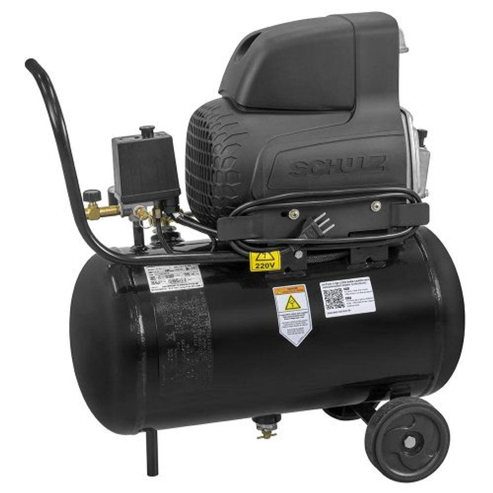 COMPRESSOR CSI 8,6/25 PRATIKO AIR 127V 25 LITROS COD.915.0421-0 SCHULZ - eletrotrafo