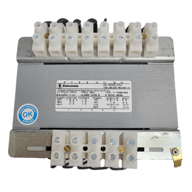 Transformador De Comando 500VA E220/380/440V S12/24/110/220V - Eletrotrafo - eletrotrafo