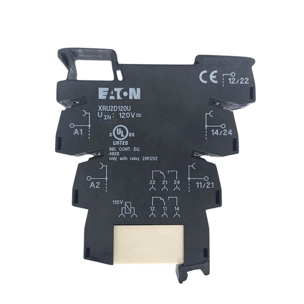 RELE ACOPLADOR 2 CONTATOS REVERSIVEIS 120VCC/VCA XRU2D120U - 140467 F.L.