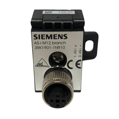 DERIVACAO M12 INTERFACE ASI COD. 3RK1901-1NR10 SIEMENS F.L. - eletrotrafo